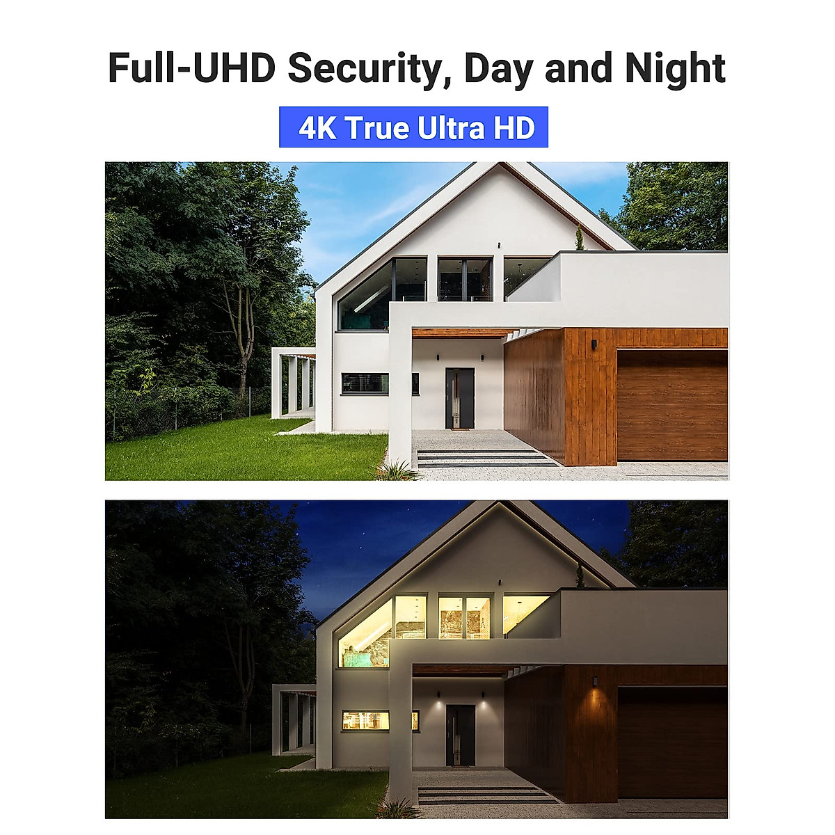 ANNKE AC800 4K Security Camera Outdoor, Surveillance IP PoE Camera with Human/Vehicle Detection, Strobe & Spotlight Alarms, Two-Way Audio, 130 ft Night Vision, Support Up to 256GB MicroSD Card