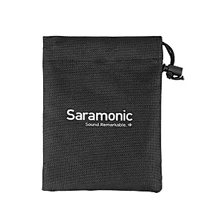 Saramonic Compact Clip-On Omnidirectional Lavalier Microphone Designed for DJI Osmo Pocket & DJI Pocket 2 with 6.6' (2m) Cable & USB-C Connector (LavMicro U3-OP), Black, LAVMICROU3-OP