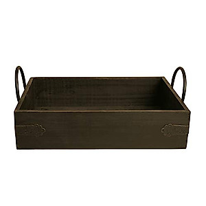 Wald Imports 8539/SM Wood Tray, 12 Inch, Brown