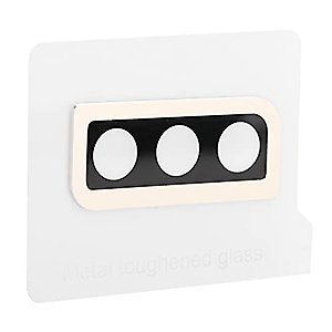 Mobile Phone Camera Lens Protector,High Transparency Rear Camera Cover Metal Phone Camera Covering Film for Samsung S21/S21 Plus,1:1 Original(Black Gold)
