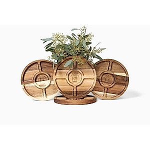 Daydreamer Designs Cheese Board Set (9” x 3/4”), Mini Charcuterie Boards – Acacia Wood, Cheese Boards Charcuterie Boards, - Charcuterie Board Gift Set– Mini Cheese Board, Small Cheese Board, 9in