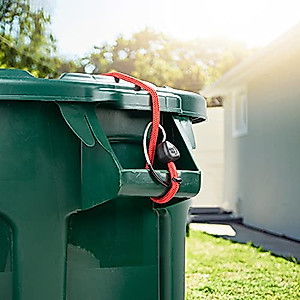 Nite Ize, Inc. BHL24-10-R3 Nite IZE HookLock, Premium Steel Locking Hook Bungee Cord, 24 Inch, Red