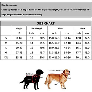 YUANNING Dog Winter Coat with Harness, Dog Reflective Jacket Pet Warm Zip Up Vest Windproof Waterproof Cold Weather Dog Coat Outdoor Winter Clothes for Smal Medium Dogs (S(12in))