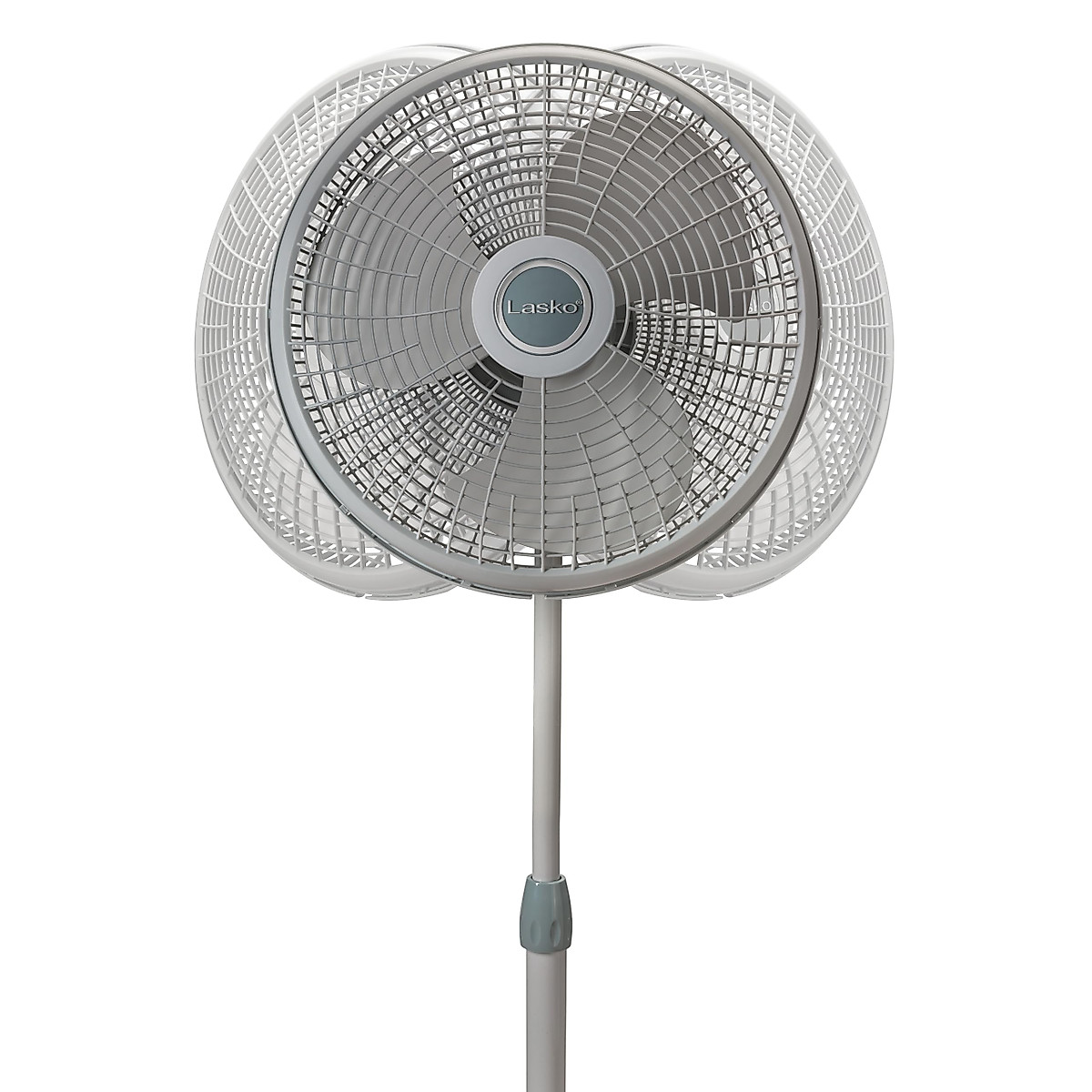 Lasko Lasko-16 Adjustable Performance Pedestal, 3-Speed, Gray (2526) Household Fans, 1, White