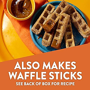 Krusteaz Light and Crispy Cinnamon Churro Belgian Waffle Mix, Krusteaz Waffle Mix, 21 oz Box (Pack of 8)