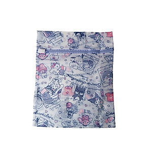 Polyester Mesh Laundry Bag with Hanging String - Mesh Wash Bags, Delicate Laundry Bag (Pompom-Puin, Pocahco-Dog, My-Meloday, Kitty Kitten, Cinnamon-roll, Bad-Batz-Maroo)