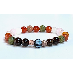 Fertility Support Stretch Bracelet, Pregnancy Bracelet - Crystals for Well-Being & Balance