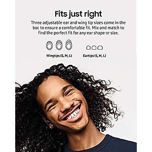 Samsung Galaxy Buds Plus, True Wireless Earbuds Bluetooth 5.0 (Wireless Charging Case Included), Black – US Version