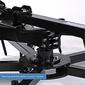 Titan Attachments Arena Spin Harrow Rake Kit, 72-in Diameter, Pull-Behind Rake