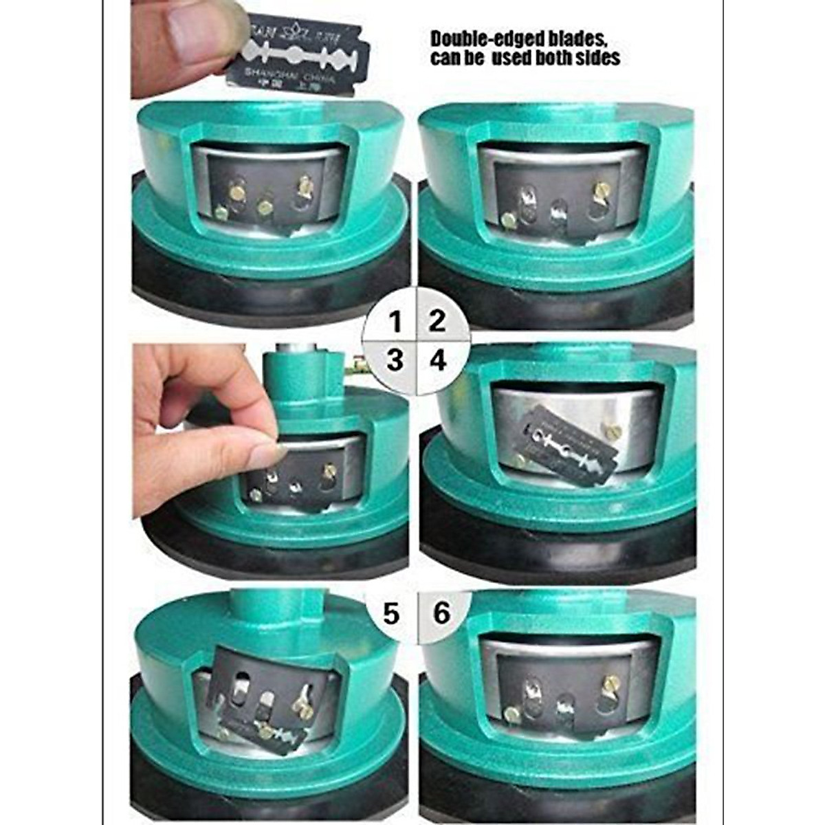 Fabric Sampler Cutter, High Precision 100 Sqcm Round Cloth Sample Disk Cutter, Fabric Weight Cutter,Textile Fabric GSM Sampling for Cloth Device Weight Instrument Sampler Paper Cutting (Green)