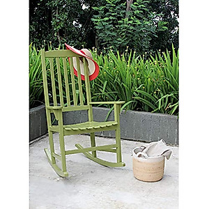Cambridge Casual Bentley Porch Rocking Chair, Green