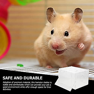 Mipcase Pet Playpen Chinchilla Cage Hamster Supplies Acrylic Small Animal Gerbil House Rabbit cage Bunny Habitat Acrylic Hamster cage Chinchilla Cage Hamster Supplies Chinchilla Cage