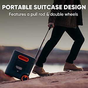 Jackery Portable Power Station Explorer 3000 Pro, 3024Wh Capacity and 3000W Output, 2x100W PD Ports, 2.4H to Full Charge, Compatible with SolarSagas, for Outdoor RV, Camping, Emergencies (Renewed)