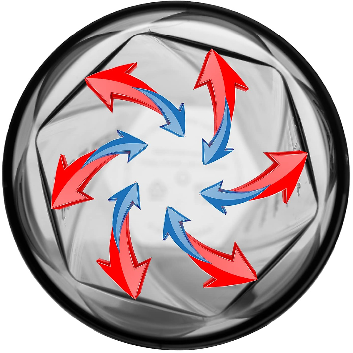 HELIMIX 2.0 Vortex Blender Shaker Bottle Holds upto 28oz | No Blending Ball or Whisk | USA Made | Portable Pre Workout Whey Protein Drink Shaker Cup | Mixes Cocktails Smoothies Shakes | Top Rack Safe