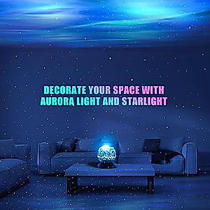 Galaxy Star Night Light Projector, Aurora Projector with 33 Light Effects, Dinosaur Egg Lights for Bedroom Decor with Bluetooth Speaker White Noise & Remote Control for Kids/Party/Gift
