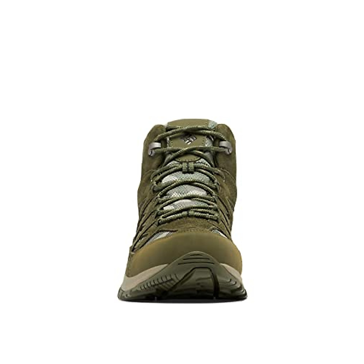 Columbia Men's Crestwood Mid Waterproof Hiking Boot Shoe, Nori/Black, 7 Wide