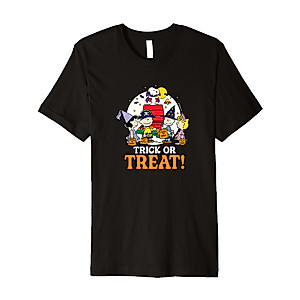 Peanuts - Halloween - Trick Or Treat moonlight Premium T-Shirt