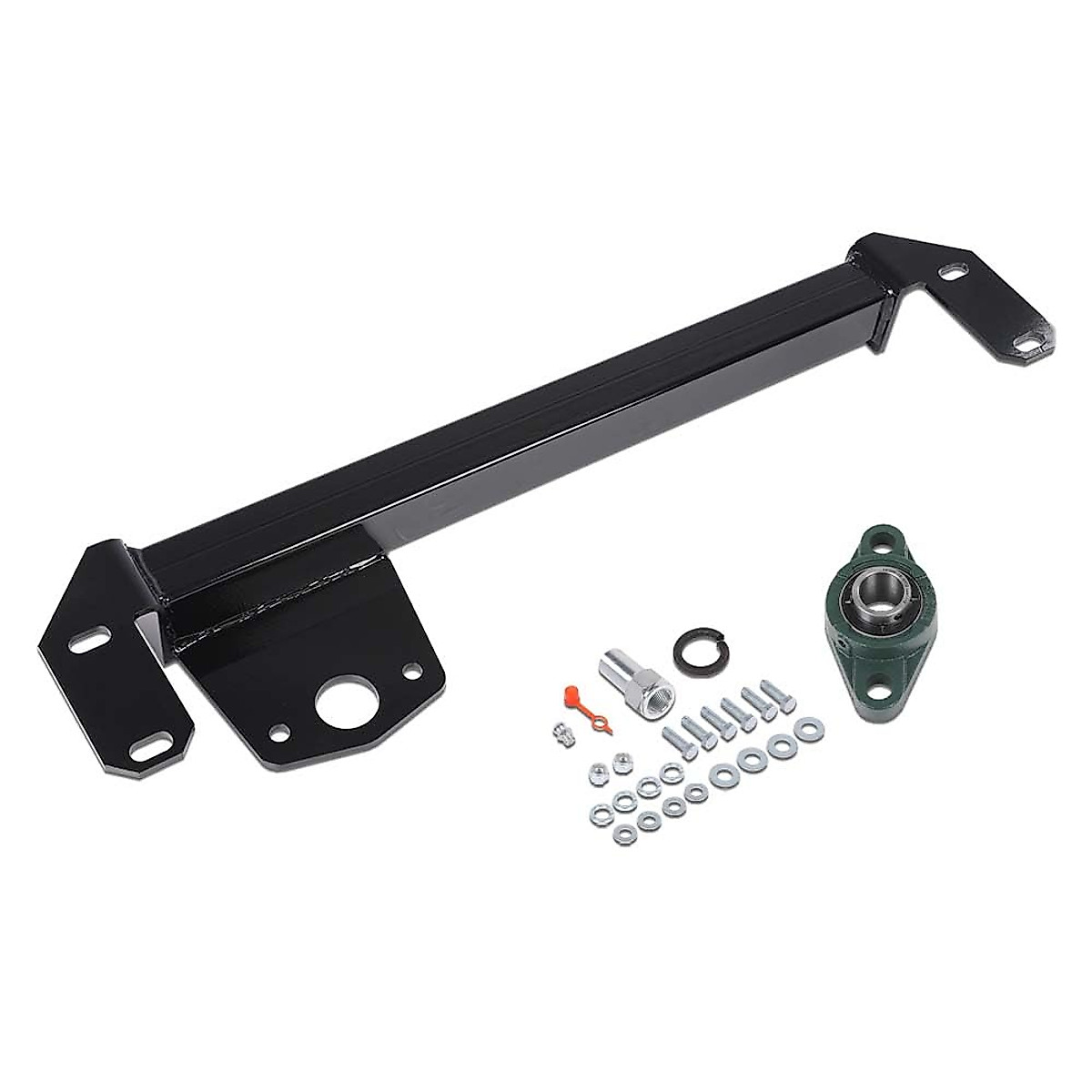 CNNELL Steering Gear Box Stabilizer Bar Brace Compatible with Dodge Ram 1500 2500 3500 4X4 4WD 3.9L / 5.2L / 5.9L / 8.0L 1994-2002(GASOLINE AND DIESEL)1032004