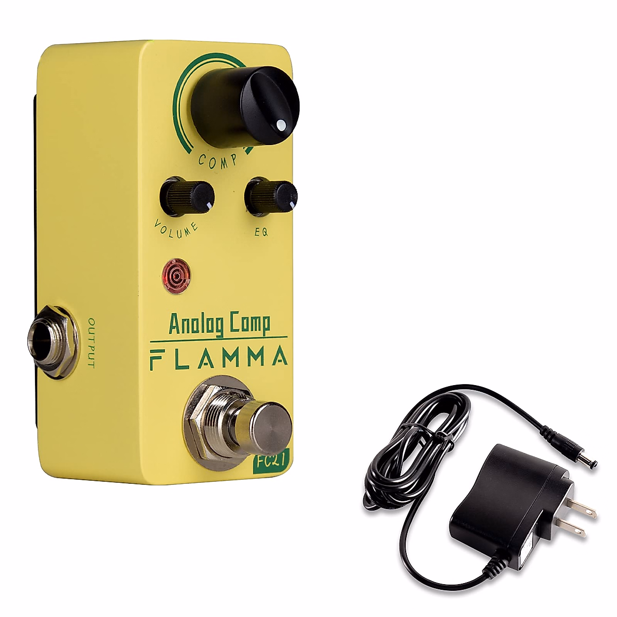 FLAMMA FC21 Compressor Pedal with 9V 300mA Power Supply