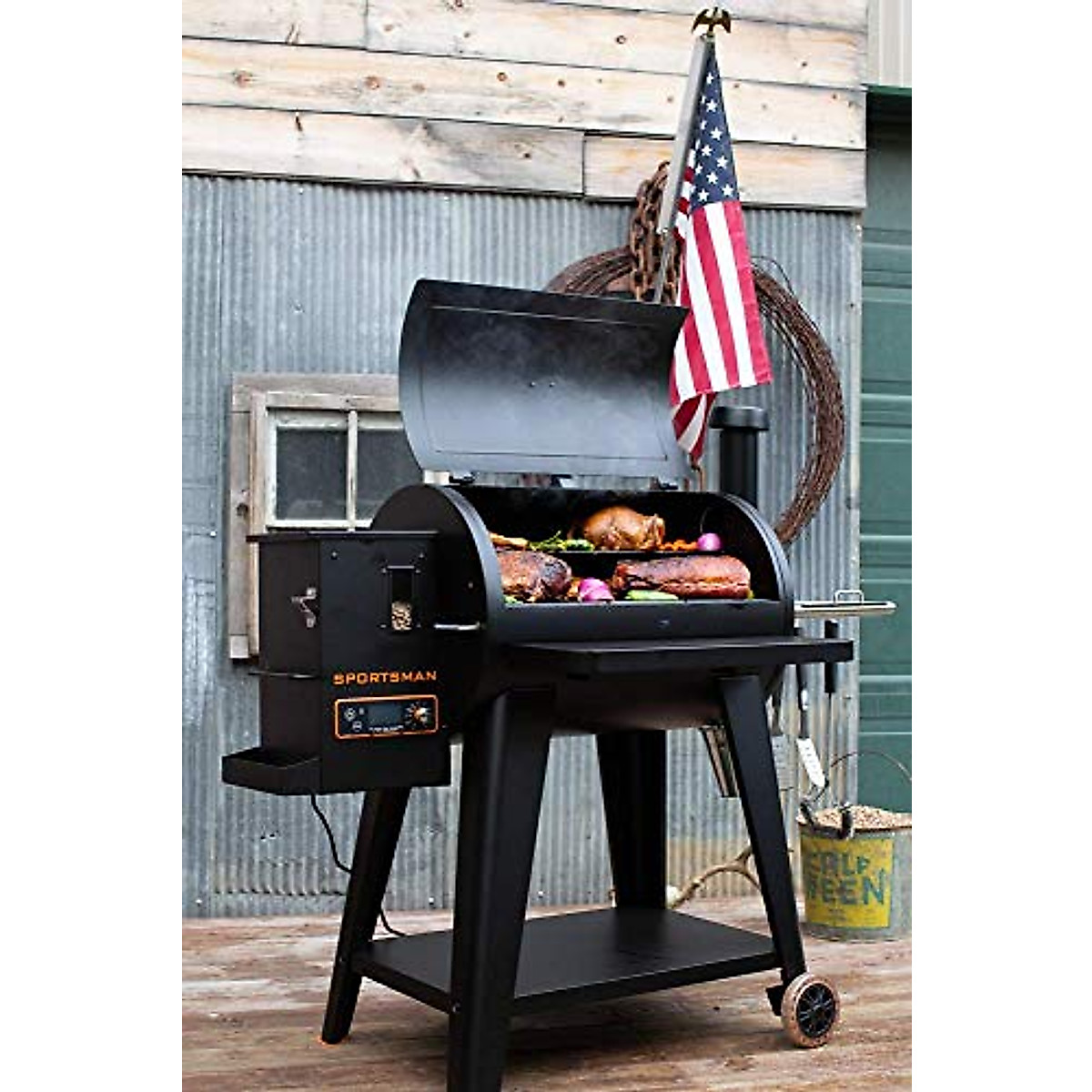 PIT BOSS 10537 PB0820SP Wood Pellet Grill, 820 Square Inches, Black