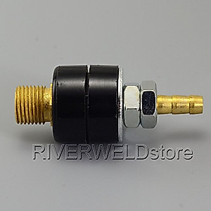 RIVERWELD M16X1.5 Cable Connector 8mm Plasma Cutter Spare Air & Power Jack Panel Fit Welder Welding Machine