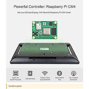 waveshare 13.3inch Magic Mirror Mini-Computer Powered by Raspberry Pi CM4 13.3inch HD Touch Screen with USB/ETH Ports with Powerful Raspberry Pi CM4101000 Inside