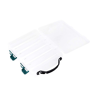 Tharyee Tackle Box Organizer,Lure Box,Double Side Plastic Fishing Baits Box Lures Holder Case Large Capacity Accessory(10 grids)