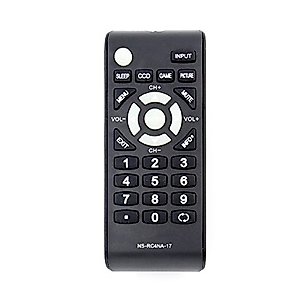 NS-RC4NA-17 Replace Remote fit for Insignia TV NS-24D510MX17 NS-55D510NA17 NS-55D510MX17 NS-24D510NA17 NS-32D310MX17 NS-32D310NA17 NS-39D310NA17 NS-40D510MX17 NS-40D510NA17 NS-48D510NA17 NS-50D510MX17