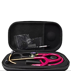 Stethoscope Case for Littmann Cardiology 4 Classic 3 ADC Stethoscope,Stethoscope Holder Blood Pressure Cuff Bag for Nurse Work Accessories,Nursing School Essentials Carrying Case