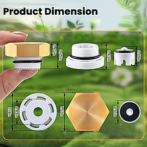 Ceoighe Anti Siphon Valve Repair Kit, Outdoor Frost Free Faucet, Vacuum Breaker Repair Kit Compatible with Legend Valve LEG-108-903 T550 T550A, Frost Free Faucet Repair Kit for Outside Faucet Repair