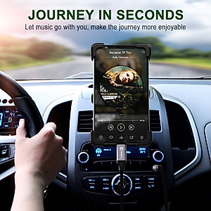 USB-C to 3.5mm DAC Audio Adapter - 3.3ft Aux Cable & Headphone Jack for Google Pixel 7/6/5/4/3/2 XL, Samsung Galaxy S23/S22/S21/S20 FE Ultra, Note 20/10, S9/S8 & More - Car & Home Compatible