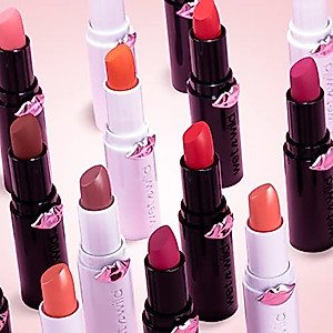 wet n wild Lipstick Mega Last High-Shine Lipstick Lip Color Makeup, Rosé And Slay