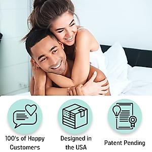 Headboard Stoppers for Wall - Soft Bed Stabilizer against Wall with NO Screws or Holes - Simple Wall Protector Anti Shake Headboard Fix - Noise Free Bed Frame Furniture Bumper - 2 Pack USA Wall Buffer