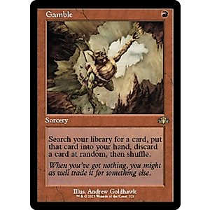 Magic: the Gathering - Gamble (321) - Retro Frame - Dominaria Remastered