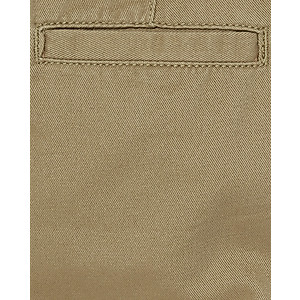 The Children's Place boys Chino Pants, Flax/New Navy 2 Pack, 12 US