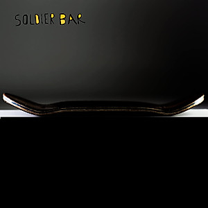 SOLDIER BAR Handmade Fingerboards Complete 8S (6-layer Canada Maple+Ebony 35mmX98mm) (Handmade Deck+34mm Big Eagle trucks+Handmade Ice Wheels)