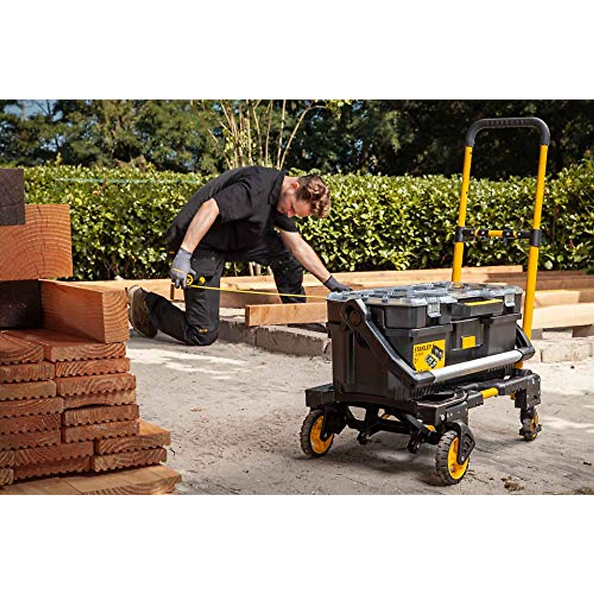 Stanley Hand Truck, Yellow & Black, SXWTD-FT585