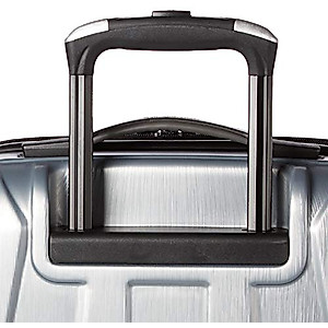 Samsonite Centric 2 Hardside Expandable Luggage with Spinners, Silver, Carry-On 20-Inch