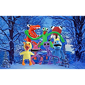 POPRORE 7PCS Rainbow Friends Plush Toys Rainbow Friends Stuffed Animal Plush Doll Toys for Fans and Friends Birthday Party Favor Gift for Holidays Birthday. (7 PCS)