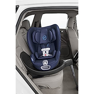 CYBEX Sirona S with SensorSafe, Convertible Car Seat, 360° Rotating Seat, Rear-Facing or Forward-Facing Car Seat, Easy Installation, SensorSafe Chest Clip, Instant Safety Alerts, Manhattan Grey
