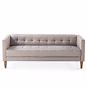 ZINUS Pascal Sofa with USB Ports / Tool-Free, Easy Assembly, Oatmeal