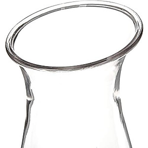 Carlisle FoodService Products 7090207 Cascata Carafe Juice Jar Beverage Decanter Only, Plastic, 1 L, Clear