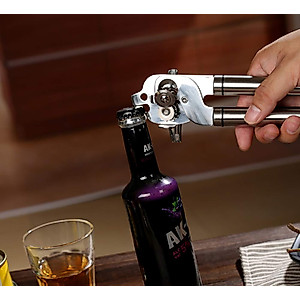 Stainless Steel Manual Can Opener, Dishwasher Safe, Manually Operated Can Opener