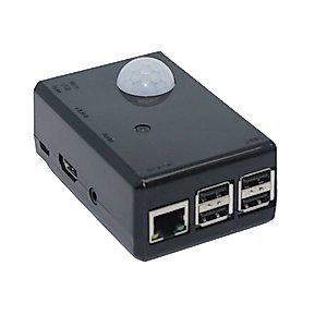 SPI-BOX Raspberry Pi 3 & Raspberry Pi 2 PIR Motion Activated Security Camera starter Kit (Black Starter Kit)
