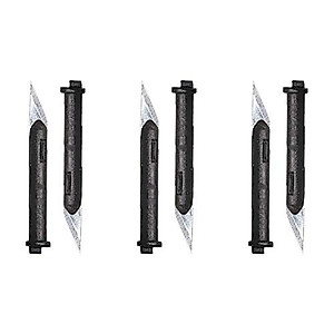 Excel Blades #65 Pen Knife Replacement Blades, Compatible with K47 Executive Retractable Hobby Knife, Set of 6 Blades for Craft Knife, Made in the USA, Cutting, Scoring, Trimming and More