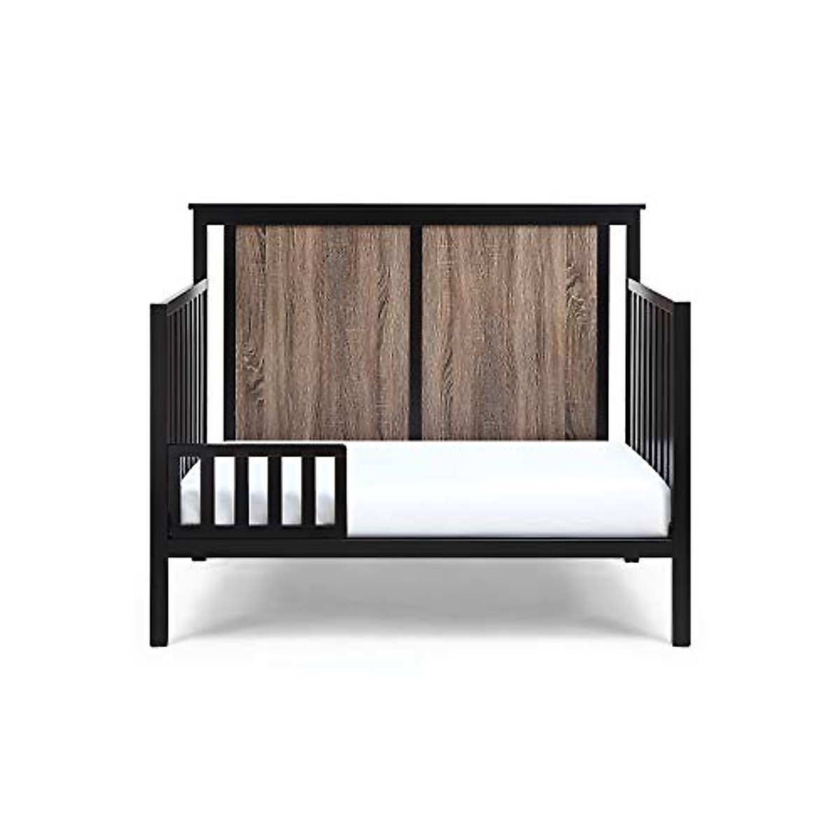 Suite Bebe Connelly 4 in 1 Convertible Crib in Black with Vintage Walnut
