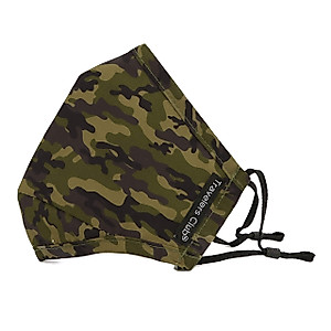 Travelers Club 2 Face Mask Plus 4 Air Filters, Camo, 6 Piece Set