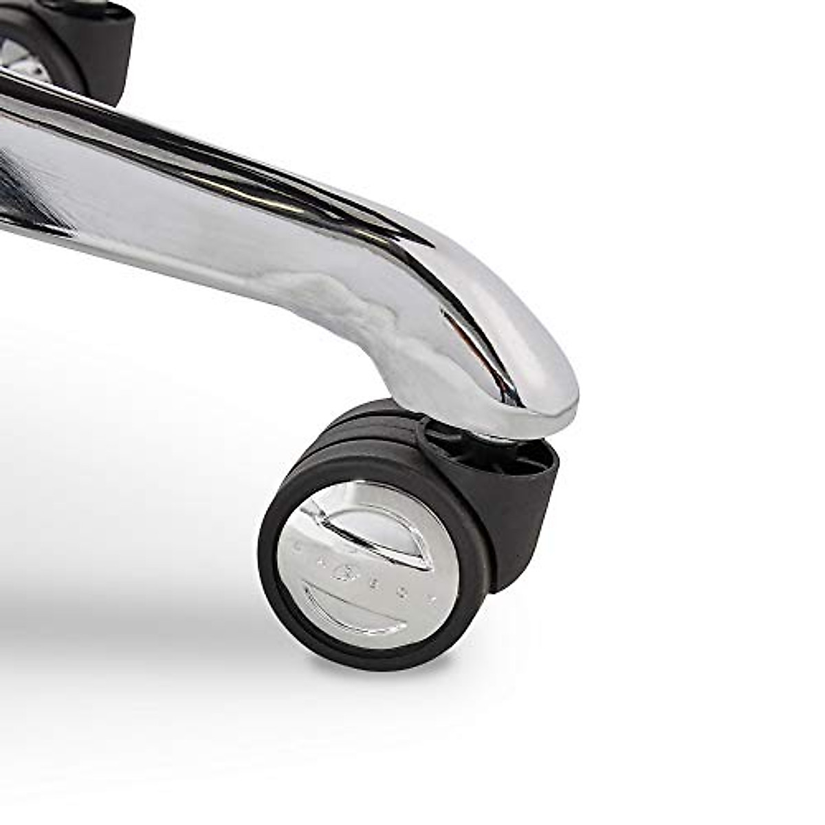 La-Z-Boy Sutherland Quilted Leather Executive Office Chair with Padded Arms, High Back Ergonomic Desk Chair with Lumbar Support, Grey Bonded Leather