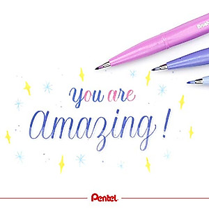 Pentel Brush Sign Pen - Fresh Shades 12pc Wallet