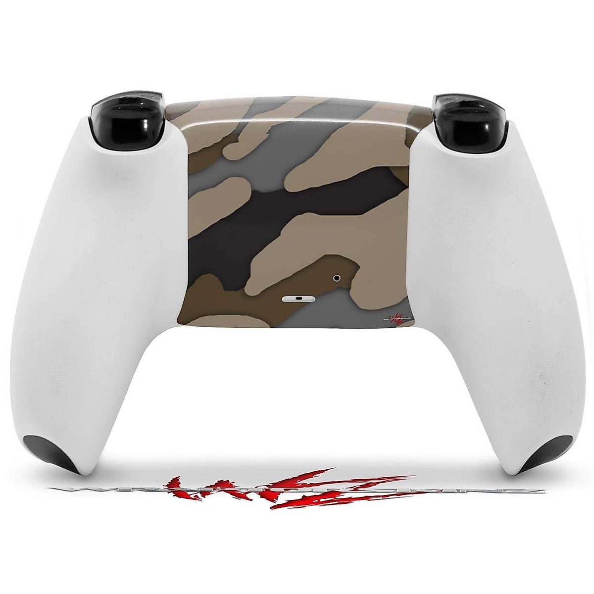 WraptorSkinz Skin Wrap compatible with Sony PS5 DualSense Controller Camouflage Brown (CONTROLLER NOT INCLUDED)